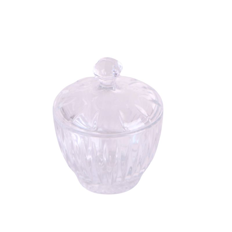 Cut Glass Candy Pot with Lid